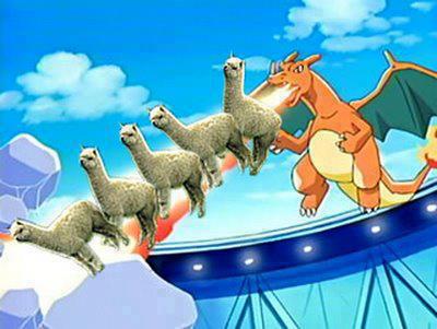 Pokemon llamas - Portal de entretenimiento online