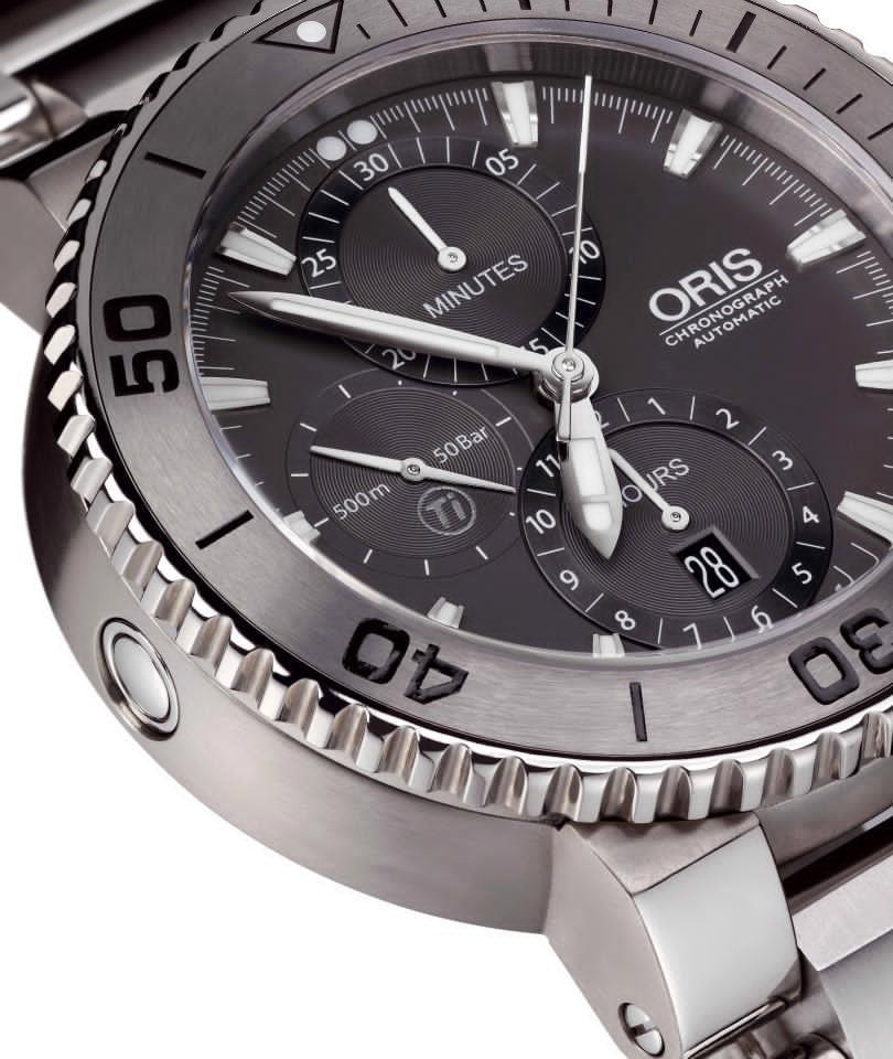 Ready to take the plunge: Oris Aquis Titan Chronograph | WatchUSeek ...