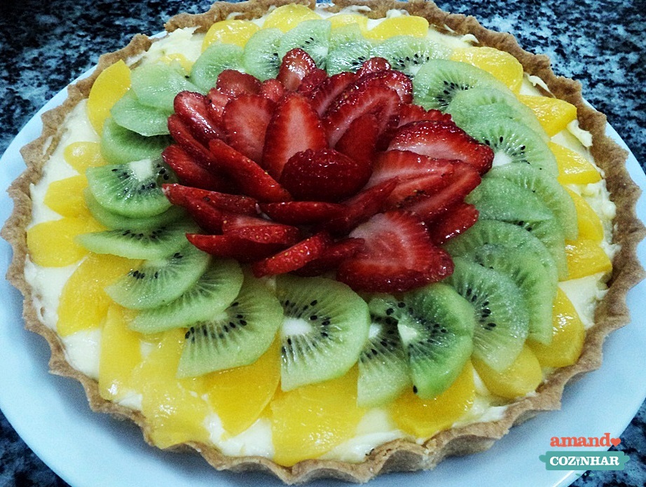 Torta de frutas - Amando Cozinhar: Receitas Fáceis e rápidas