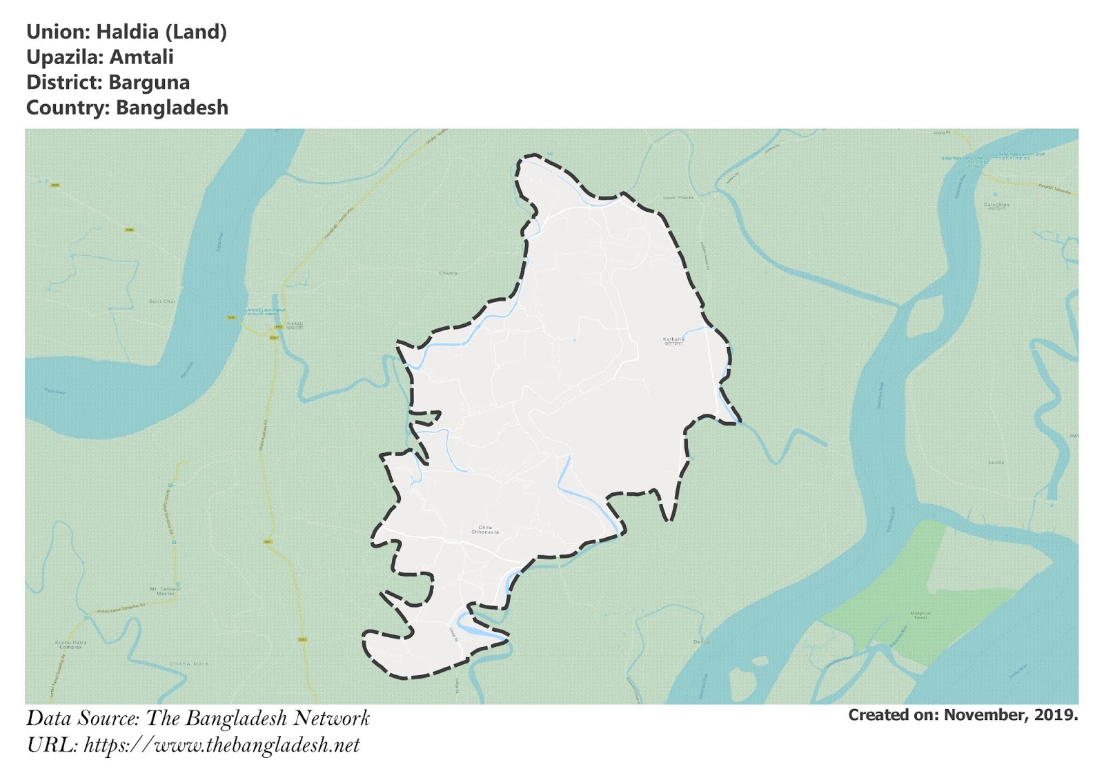 Haldia Union, Barguna
