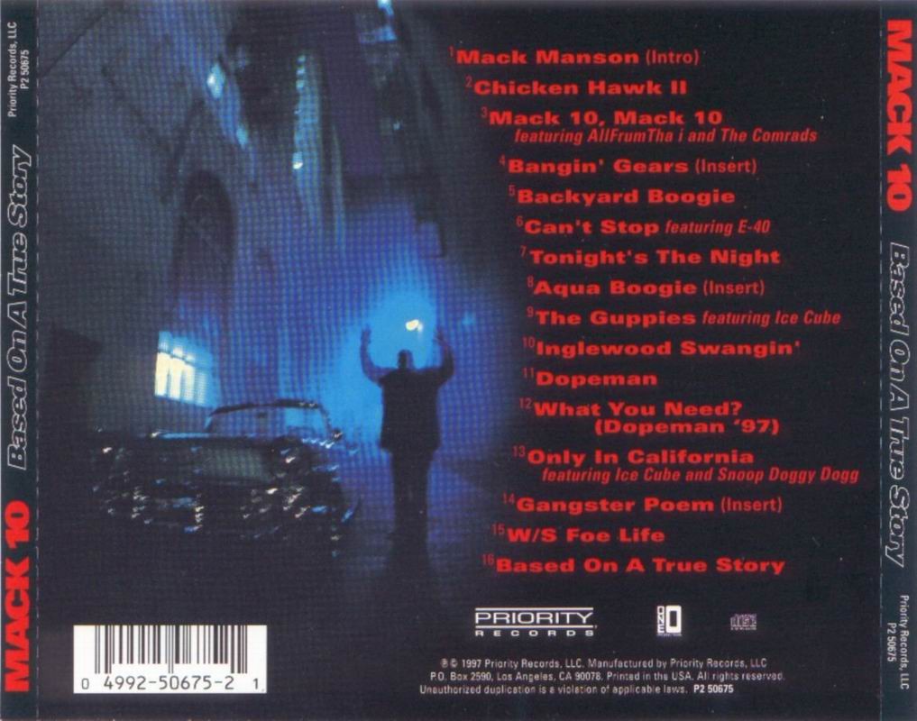 Mack 10 - Based On A True Story (1997) Flac + 320kbps * RlsMaradona