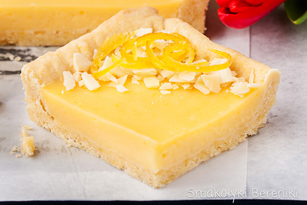 Mazurek cytrynowy | Smakołyki Bereniki
