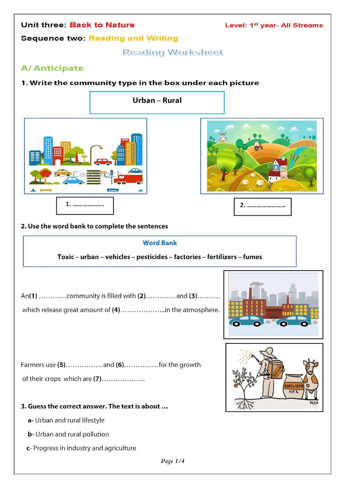 Ambitious English Teachers Courses,Tests and Exams Souk Ahras: Reading ...