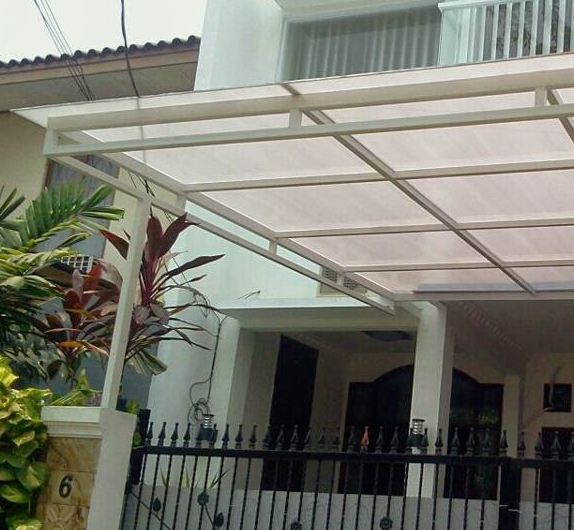 INSPIRASI..!! Inilah 68 Model Kanopi Baja Ringan untuk Teras Depan ...