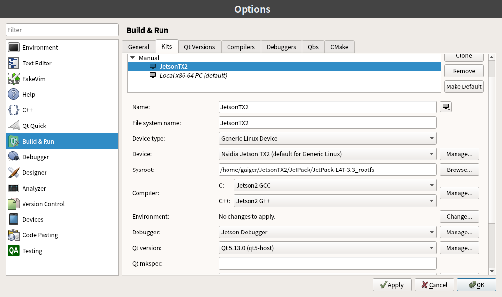 Programming, Mostly : Cross-Compile the Qt Libraries for Nvidia® Jetson ...