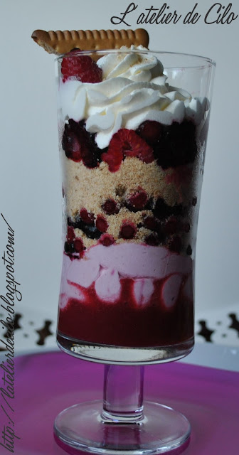 L'atelier de Cilo: Trifle Chantilly / Fruits Rouges / Petit Beurre