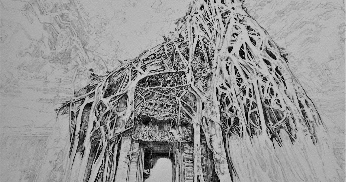 Acoustic Drawings The Shinji Ogata Gallery: Ta Prohm, Cambodia 6 タ・プローム ...