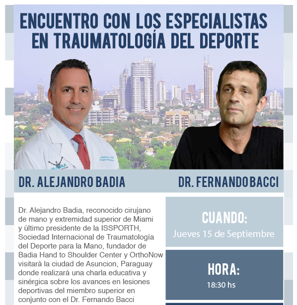 Encuentro con los especialistas Dr. Alejandro Badia y Dr. Fernando ...