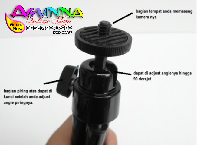 tripod untuk digital kamera / DSLR tripod yang dapat di panjangkan kaki ...