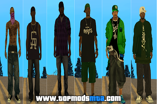 MTASA: Novas Gangs Ballas e Grove - MTA Brasil