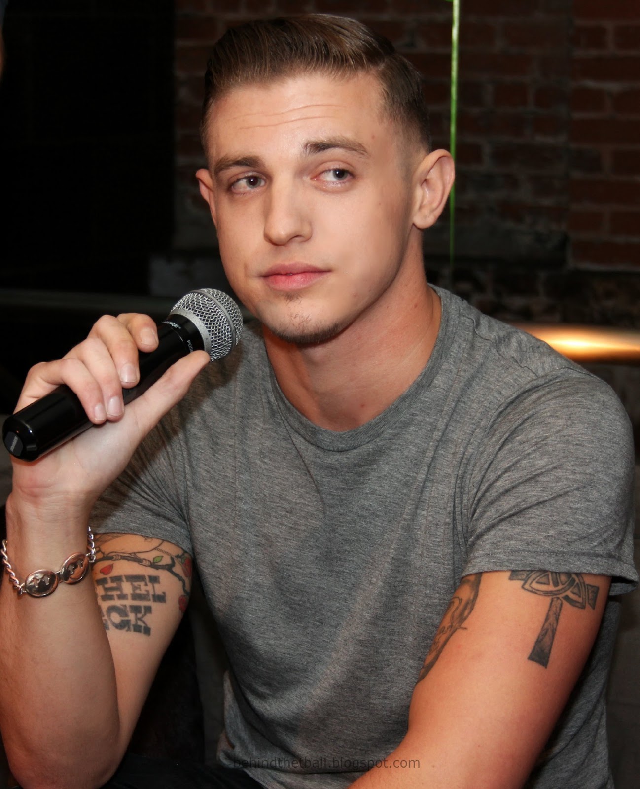 behind the tball: Marcus Mojo, Tommy Defendi, and James Ryder at ...