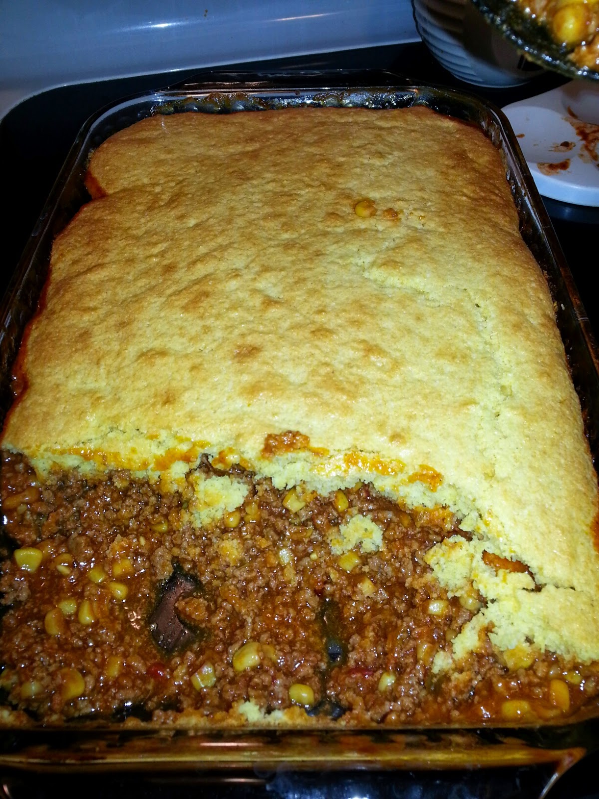Lisa's Spot: Cornbread Pie