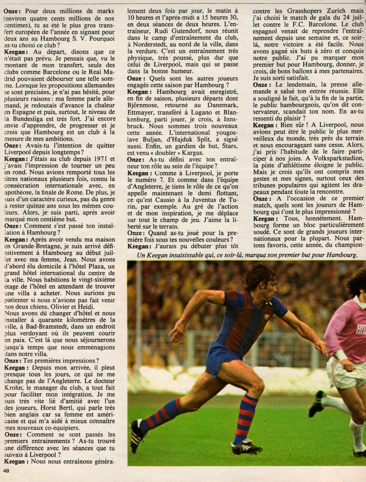 TWB22: Focus On : Keegan on Keegan