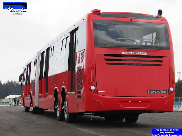 Super Articulado Mercedes Benz Neobus ya esta en el Metrobus