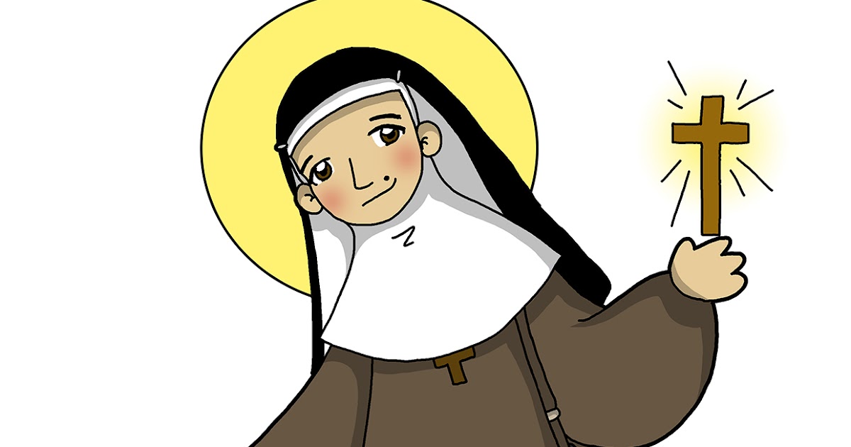 Dibujos para catequesis: SANTA ÁNGELA DE LA CRUZ