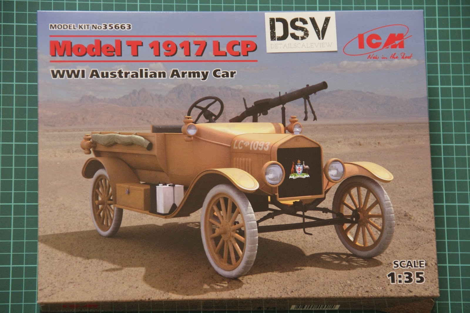 ICM 1/35 Model T 1917 LCP (35663) - DetailScaleView