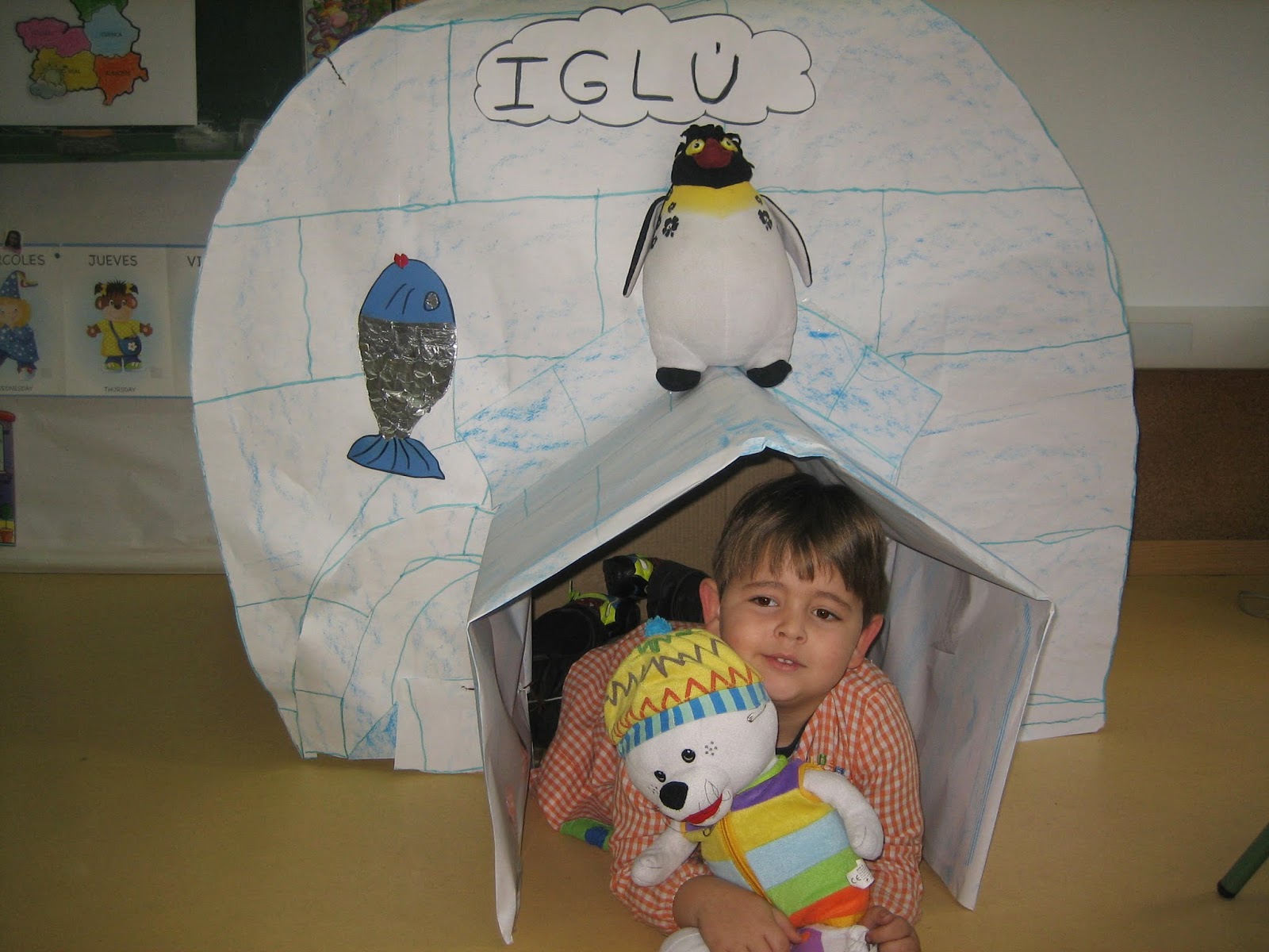 Pequetren Naranjita: NUESTRA CASA ES UN IGLÚ