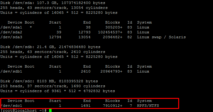 How to Mount USB Drive/ NTFS File system in Linux CentOS | Linux Blogs
