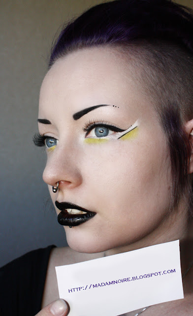 Madam Noire Makeup Studio: Amelia Arsenic inspired makeup