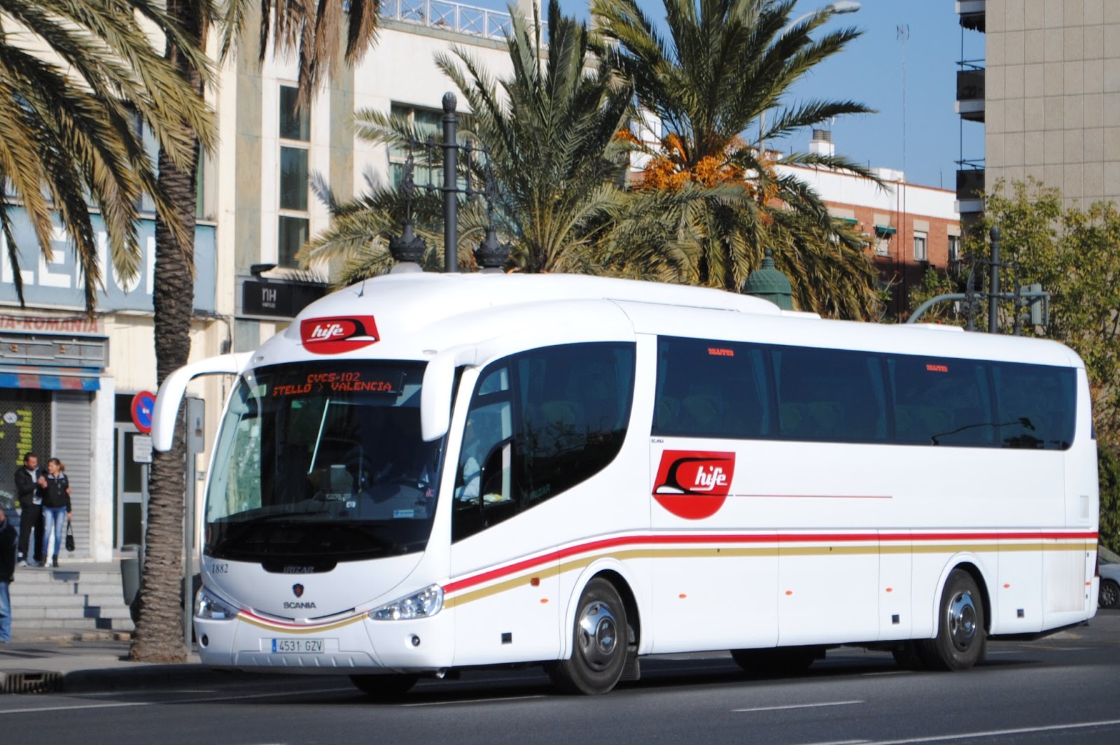 Autocares y Autobuses por Valencia: Hife 1.882