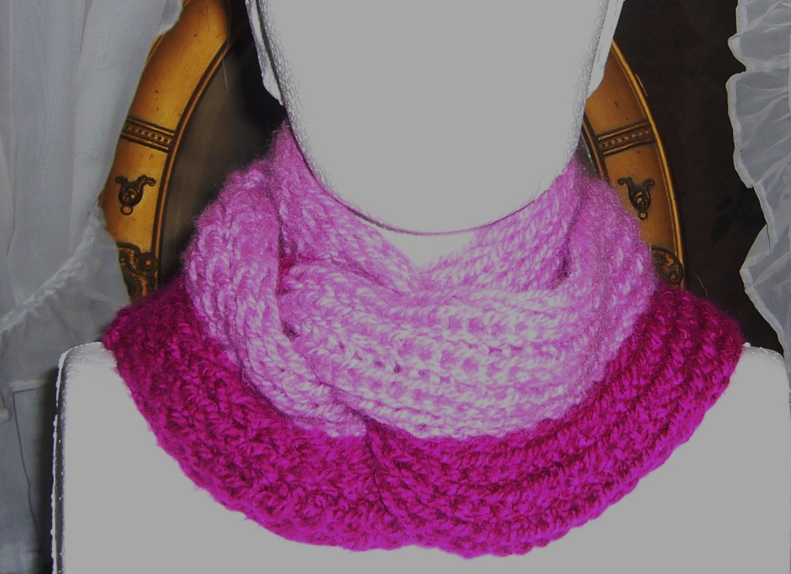 LOOM KNITTING AND SOMETHING ELSE: Vertical stripes Moebius scarf on the ...