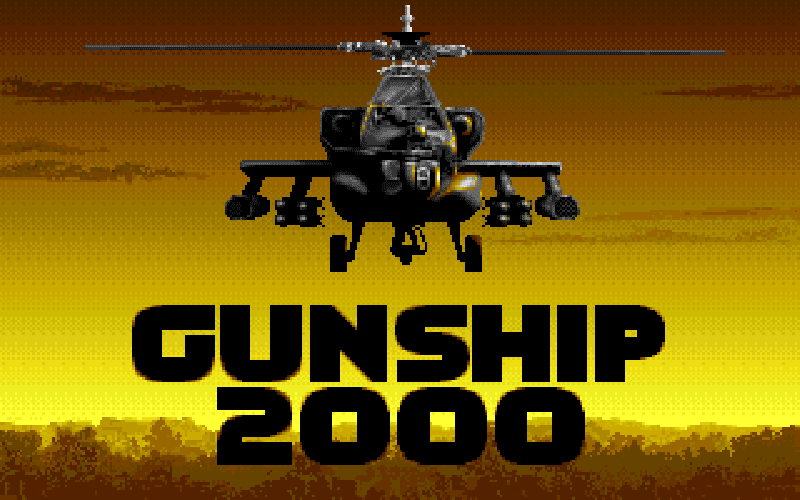 Indie Retro News: Gunship 2000 - A Helicopter simulation from the ...