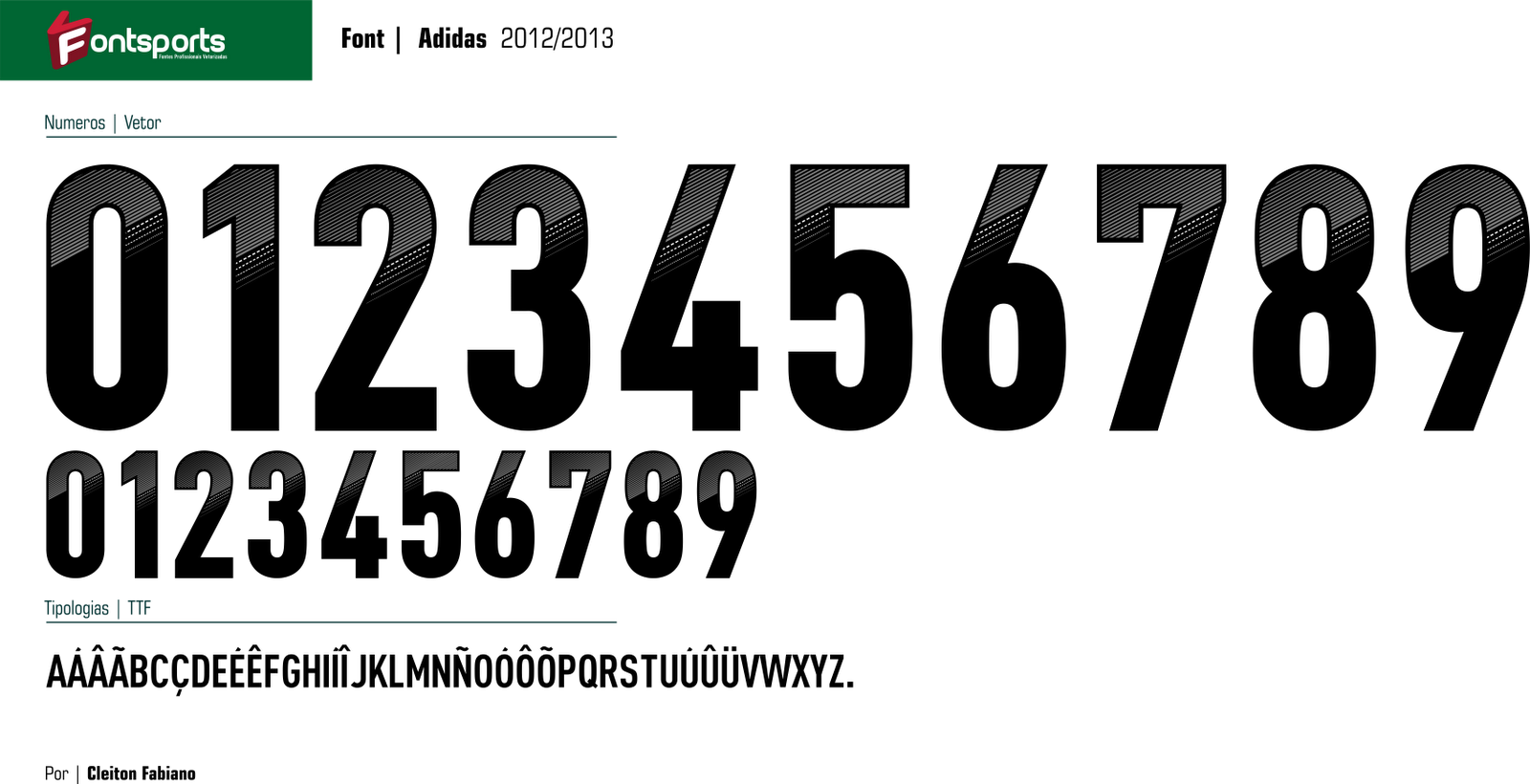 FontBR [Font] - Vector : :: Adidas 2012/2013