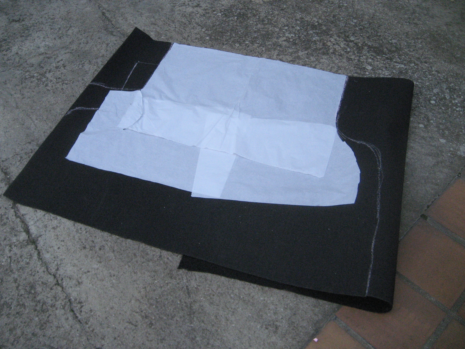 Austin Healey Sprite MK3 restoration: Making a custom boot trim carpet