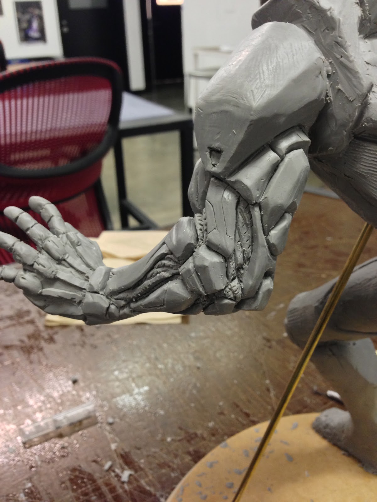 Art works of Seokin Chung: Robocop arm