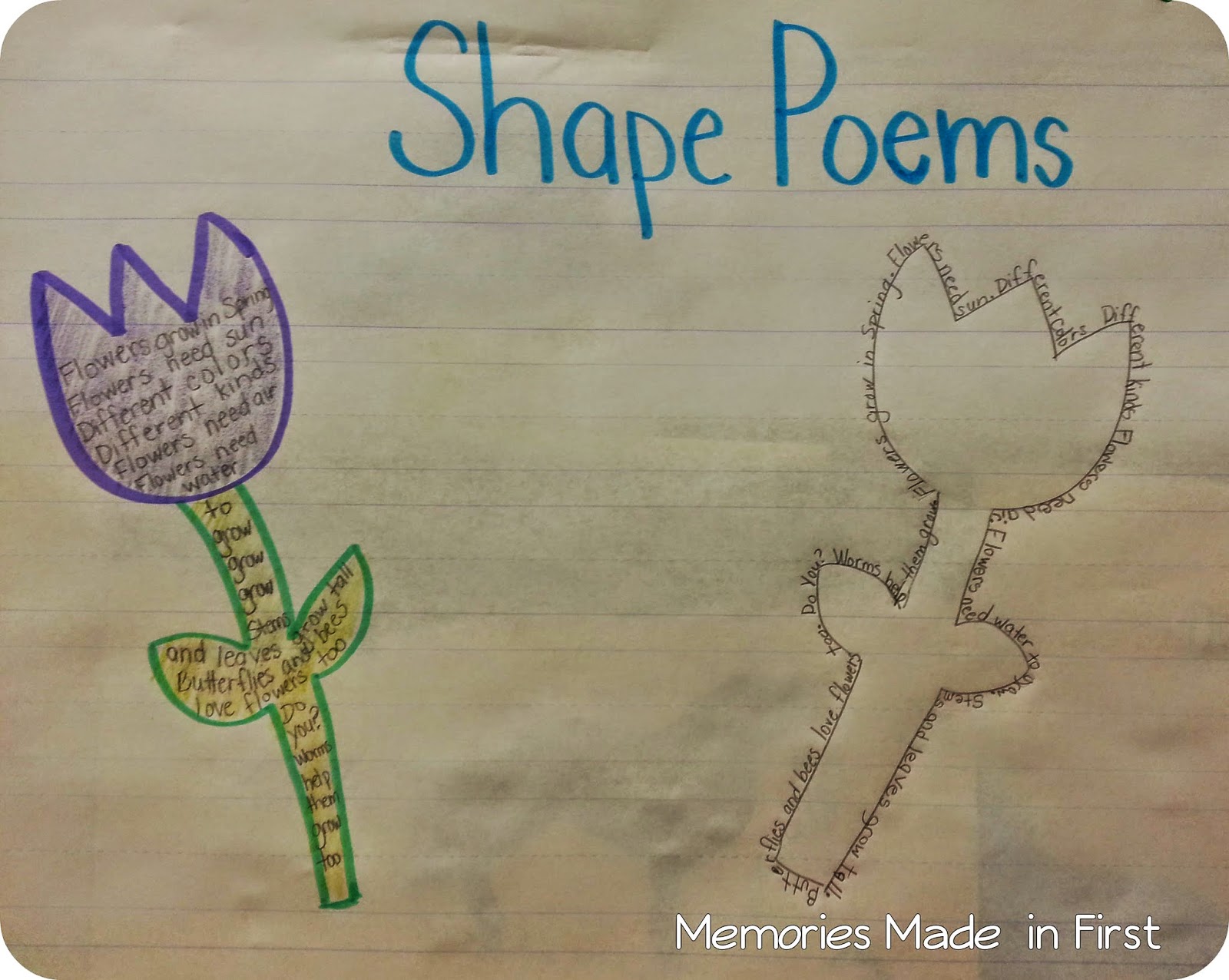 Memories Made in First: Poetry Practice & April Currently