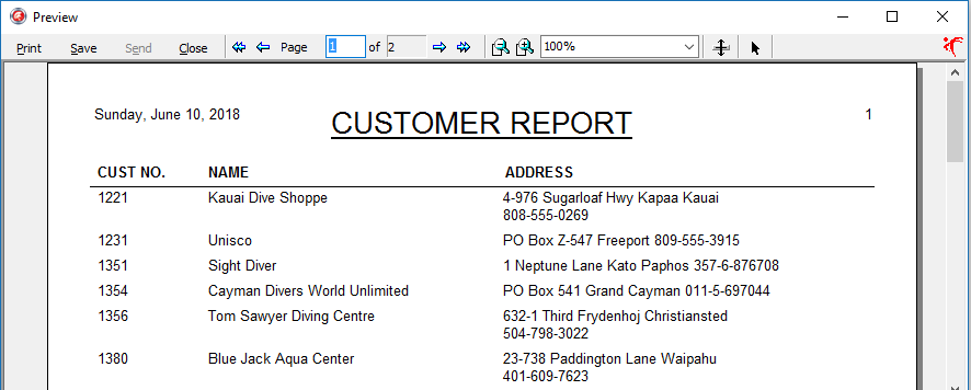 Create or design simple master report with Fortes Report