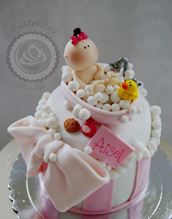 Bebé tomando baño de espuma. Tartas originales. - Ideas y material ...