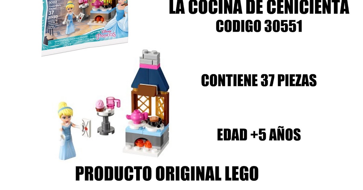 Juguetería León: LEGO PRINCESAS 30551 LA COCINA DE CENICIENTA