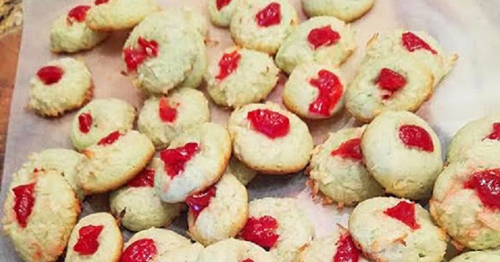 Coconut Cherry Almond Cookies | What's Cookin' Italian Style Cuisine