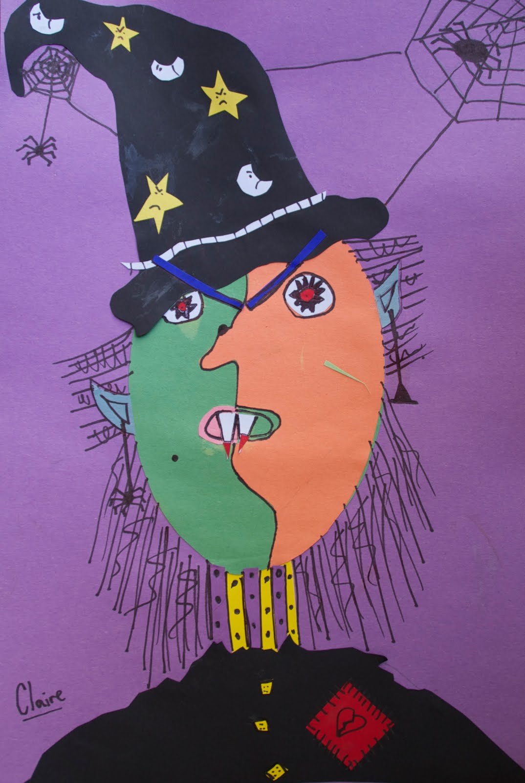 Afternoon Art Classes for Kids: Picasso Witches