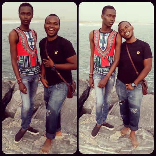 Tosin Silverdam and Onyx Godwin hang out at the beach...(photos)