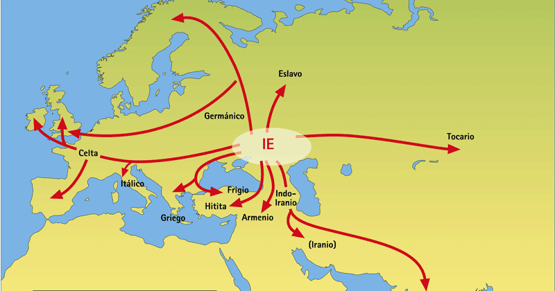 Historia Primero 3: mapas para INDOEUROPEOS