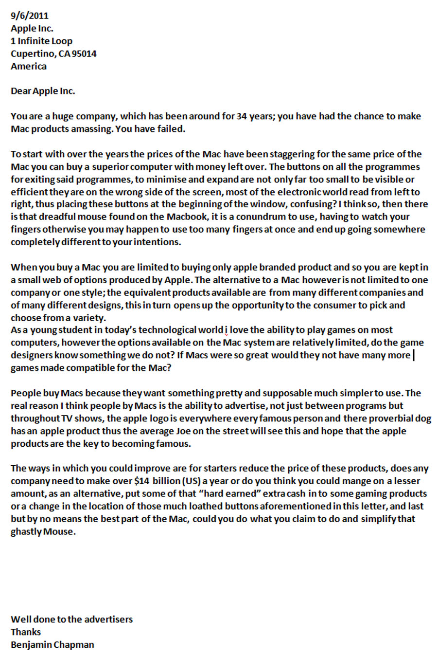 Ben Chapman DSDN 101