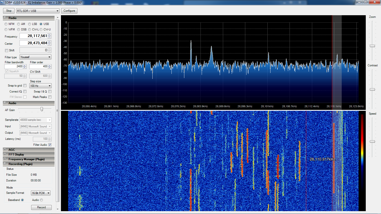 YO2LDK: RTL2832 - R820T vs tuner RTL2832-E4000