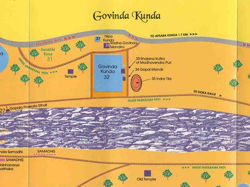 Radha Krishna Land: Govardhana Parikrama Map
