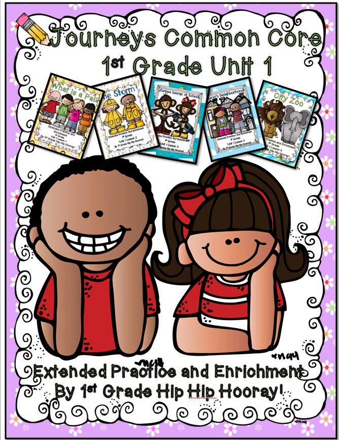 1st Grade Hip Hip Hooray!: Journeys Common Core...New Products