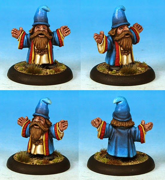 Blue's Marauding Miniatures: Dwarf Wizard