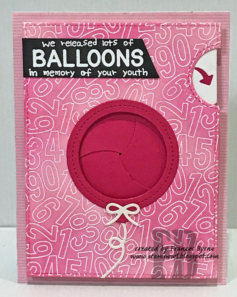 StampOwl's Studio: 50th Birthday Magic Iris Card