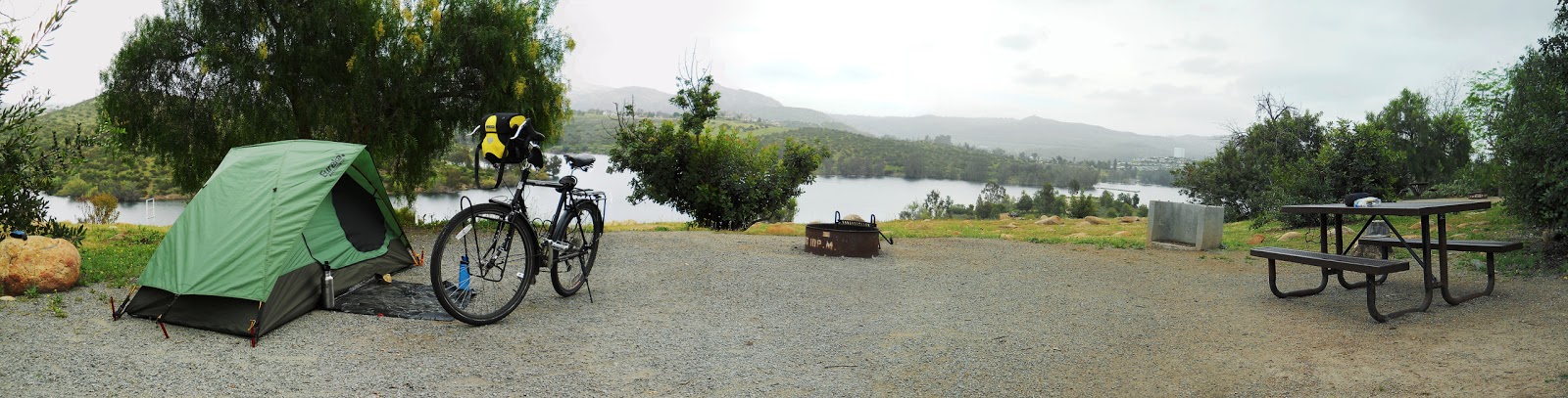 Bicycle Camping in San Diego County: Lake Jennings Park & Campground