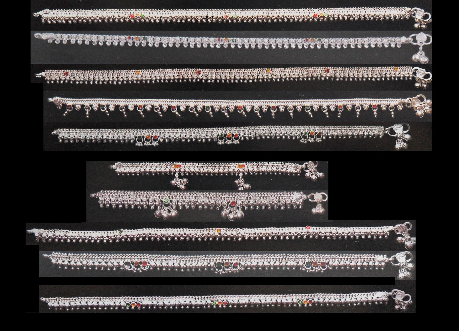 Sree Srinivasa Jewellers Salem: Wholesale Silver Leg Chain and Anklet ...