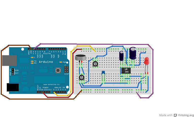 Luca's blog: Arduino: leggere i valori dal microfono