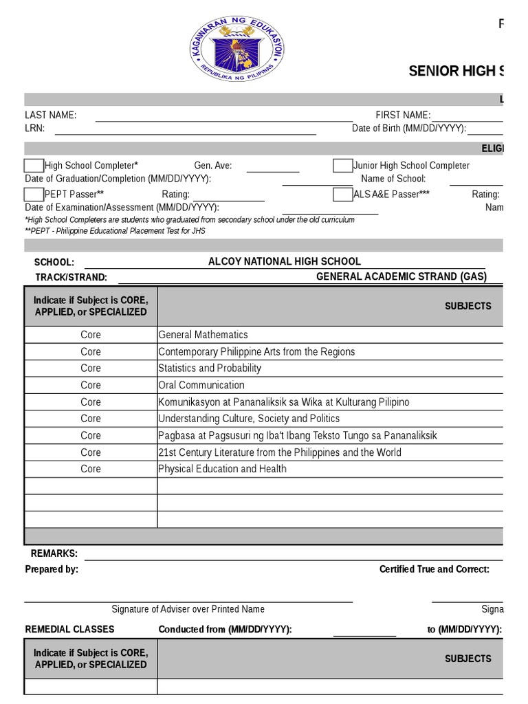 general academic strand subjects - philippin news collections