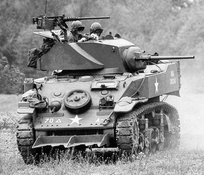 Weird WWII: Battleground Weird WWII: US M5 Light Tank