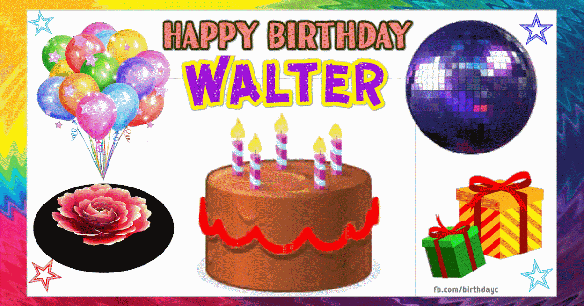 Happy Birthday Walter image gif
