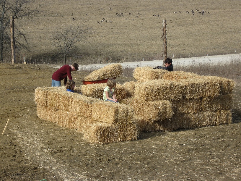 The Lehrmans: Building with Straw!